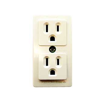 【楽天市場】パナソニック接地ダブルコンセント 型式：WK3004W 定格：15A125V 色：乳白【当社在庫品】：電電虫＠web