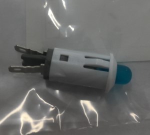 【楽天市場】[VTL05]サトーパーツ DB-40-N-WBL-VT 取付穴サイズ:φ8.3 形状:丸 色：青 光源：LED 素子色：青 本体色：白：電電虫＠web