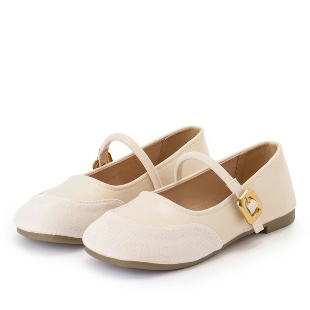 【楽天市場】メタリック バックル付き ストラップ フラット パンプス 女性 レディース 靴 シューズ レザー調 合成皮革 ラウンドトゥ ...