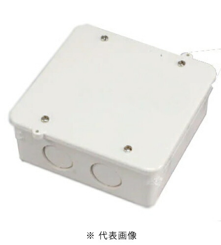 【楽天市場】未来工業 PVK-ALNM PVKボックス大形四角浅型ノック付 色 ミルキーホワイト：電材BlueWood