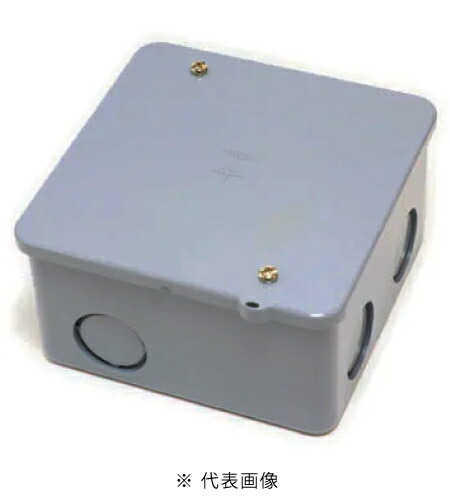 【楽天市場】未来工業 PVK-BN PVKボックス中形四角深型ノック付 色 グレー：電材BlueWood