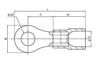 【楽天市場】ニチフ TMEX3.5-4 絶縁被覆付圧着端子R形 色 黄 50個入：電材BlueWood