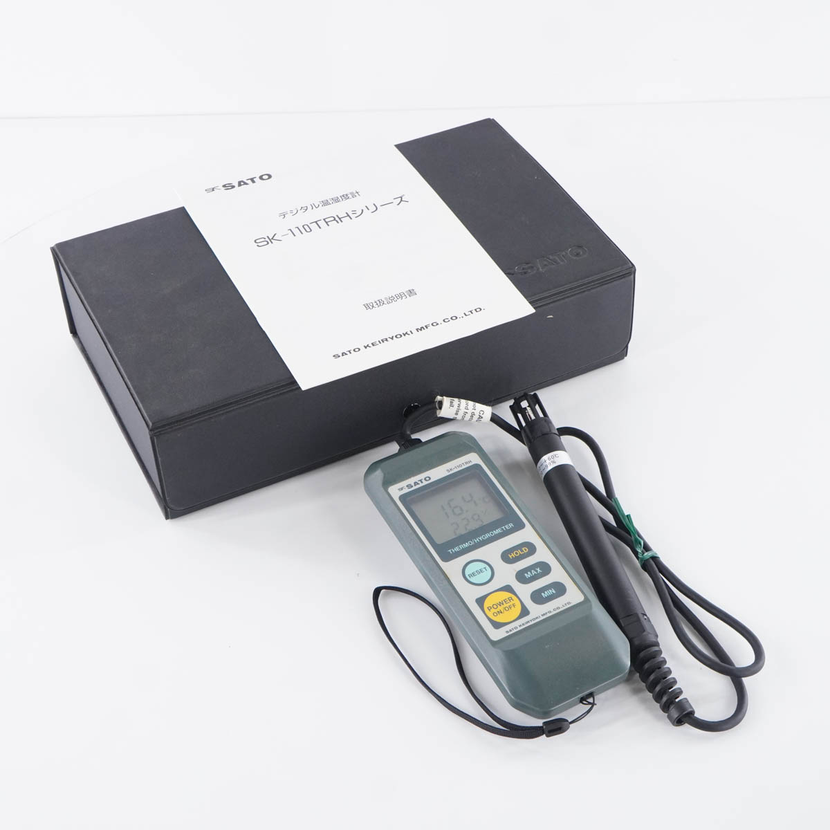 【楽天市場】【中古】[DW]8日保証 SATO KEIRYOKI SK-110TRH TYPE1 THERMO/HYGROMETER 取扱説明 ...