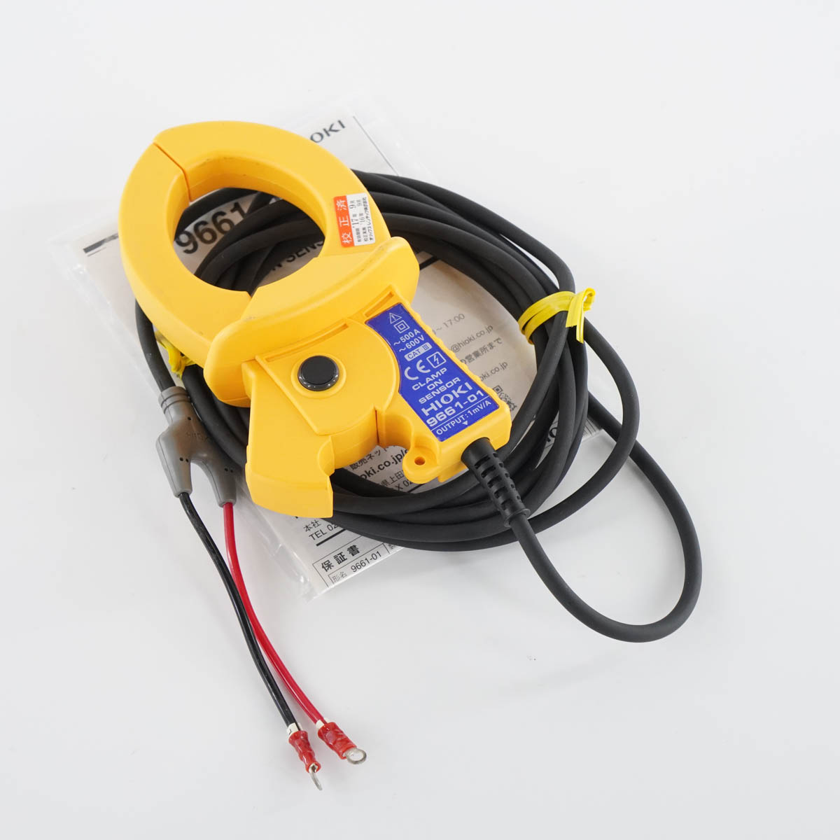 【楽天市場】【中古】[DW]8日保証 HIOKI 9661-01 CLAMP ON SENSOR クランプオンセンサー 取扱説明書 ...