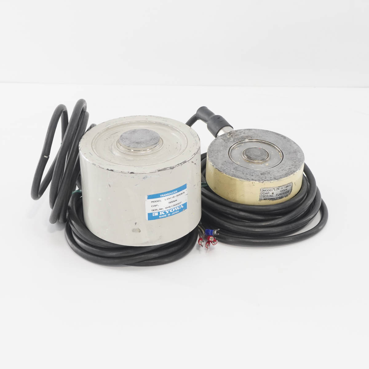 【楽天市場】【中古】[DW]8日保証 KYOWA LCK-A-100KN LCV-A-500KN ロードセル薄型圧縮荷重計 [05150 ...