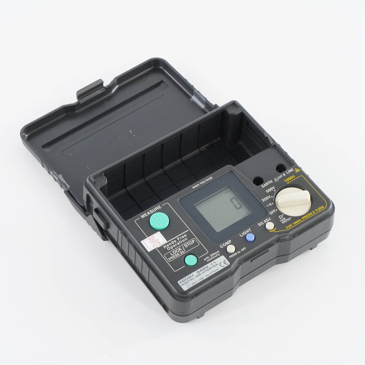 【楽天市場】【中古】[JB]現状販売 HIOKI 3454-11 DIGITAL MΩ HiTESTER デジタルメグオームハイテスター 絶縁 ...