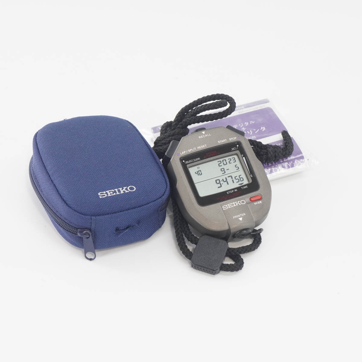 【楽天市場】【中古】[PG]8日保証 06/2022CAL SEIKO S143-4A00 ストップウォッチ 取扱説明書 [05236 ...