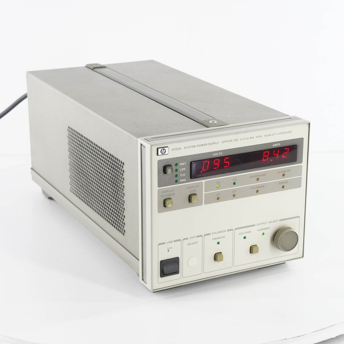 【楽天市場】【中古】[JB]現状販売 hp 6033A SYSTEM POWER SUPPLY システムオートレンジDC電源 OPT 100 ...