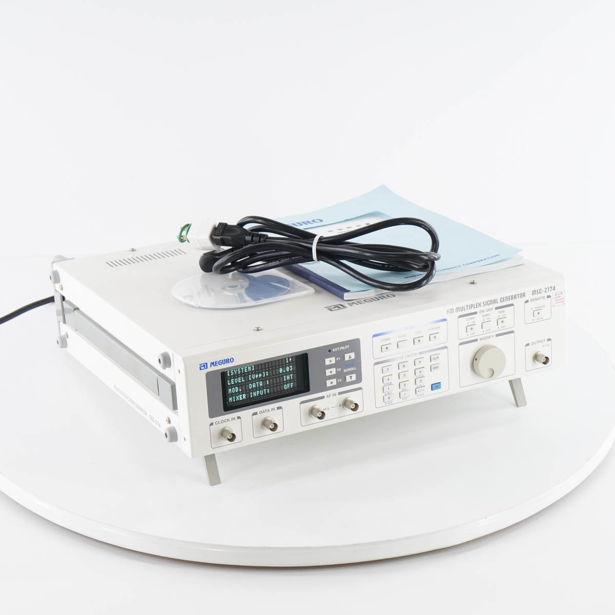 【楽天市場】【中古】[DW]8日保証 06/2019CAL MEGURO MSG-2174 FM MULTIPLEX SIGNAL ...