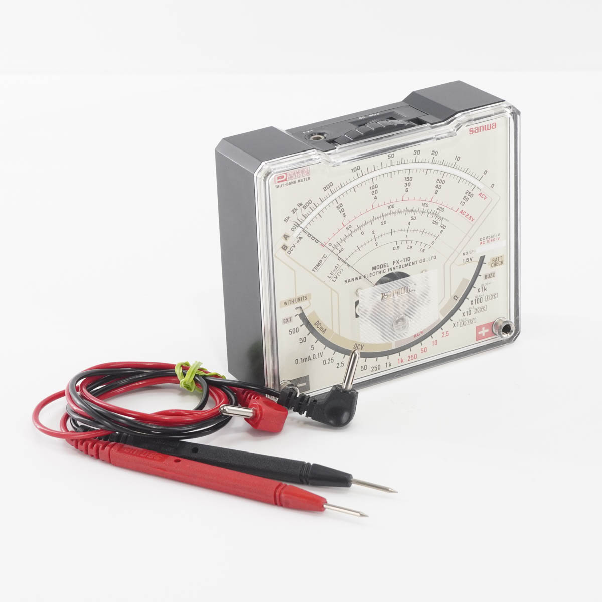 【楽天市場】【中古】[JB]現状販売 sanwa FX-110 TAUT-BAND METER マルチテスター [05348-0034]：デン ...