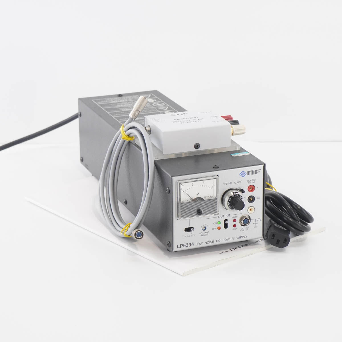 【楽天市場】【中古】[DW]8日保証 NF LP5394 LOW NOISE DC POWER SUPPLY 低雑音直流電源 PA-001-2591 電源コード 取扱説明書 [05309 ...
