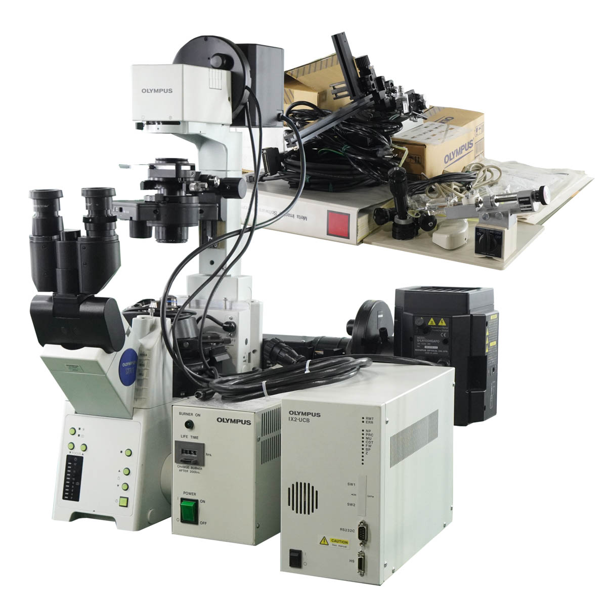 【楽天市場】【中古】[DW]8日保証 OLYMPUS IX-81 Microscope 顕微鏡 IX81S1F-2 IX2-UCB BH2 ...