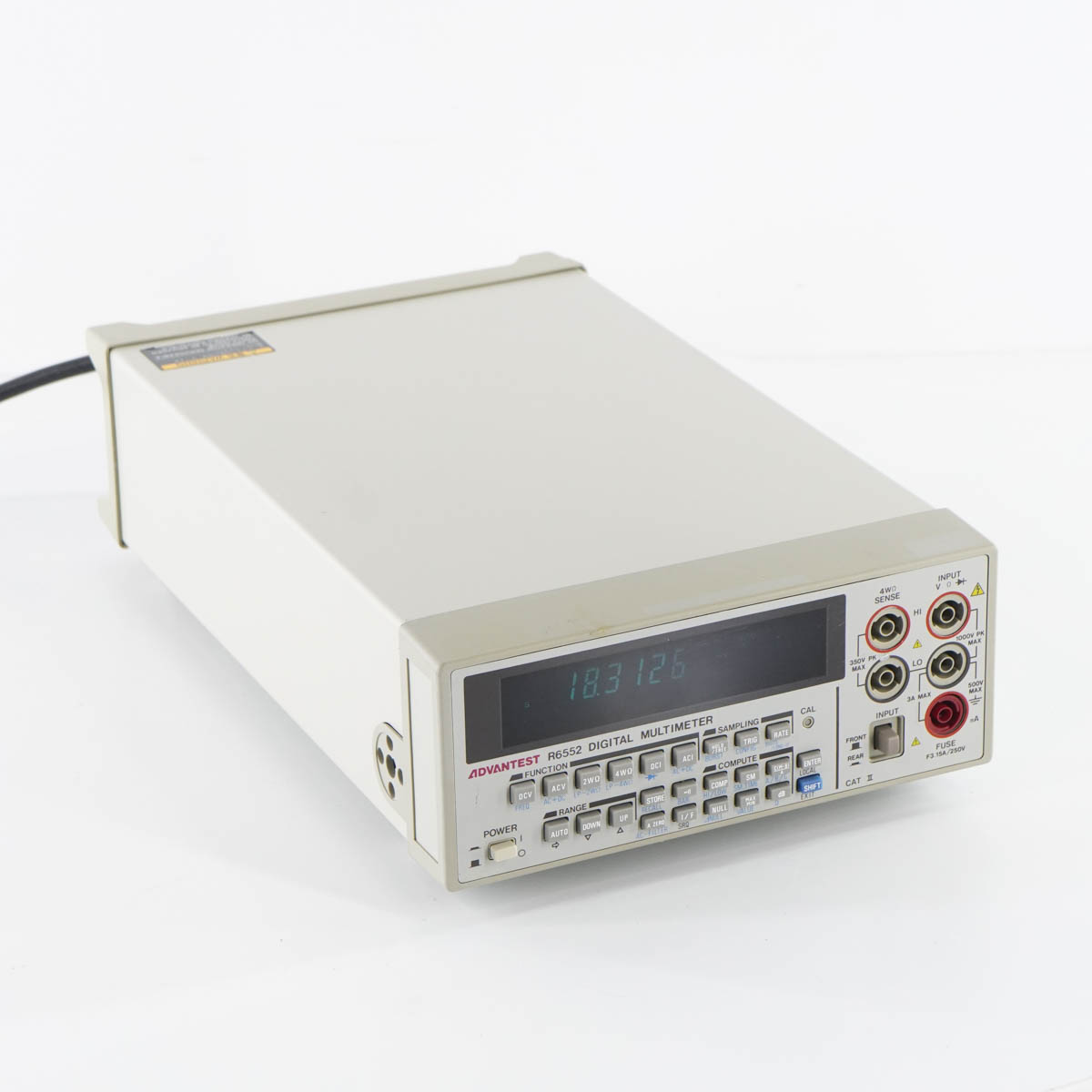 【楽天市場】【中古】[DW]8日保証 ADVANTEST R6552 DIGITAL MULTIMETER デジタルマルチメーター ...