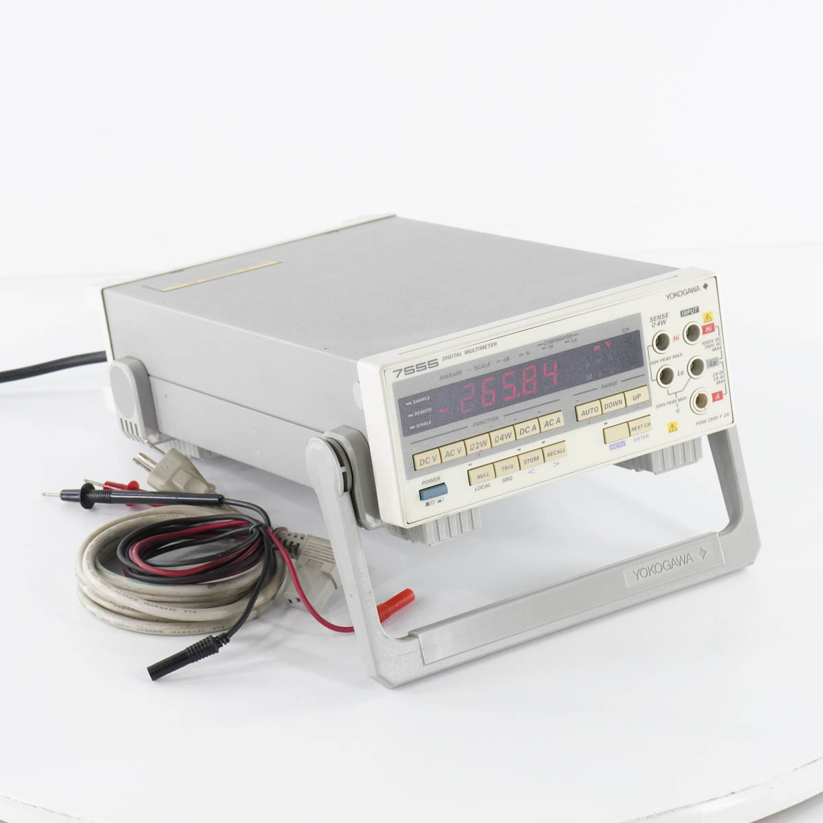 【楽天市場】【中古】[DW]8日保証 YOKOGAWA 7555 755501-1-M DIGITAL MULTIMETER デジタルマルチ ...