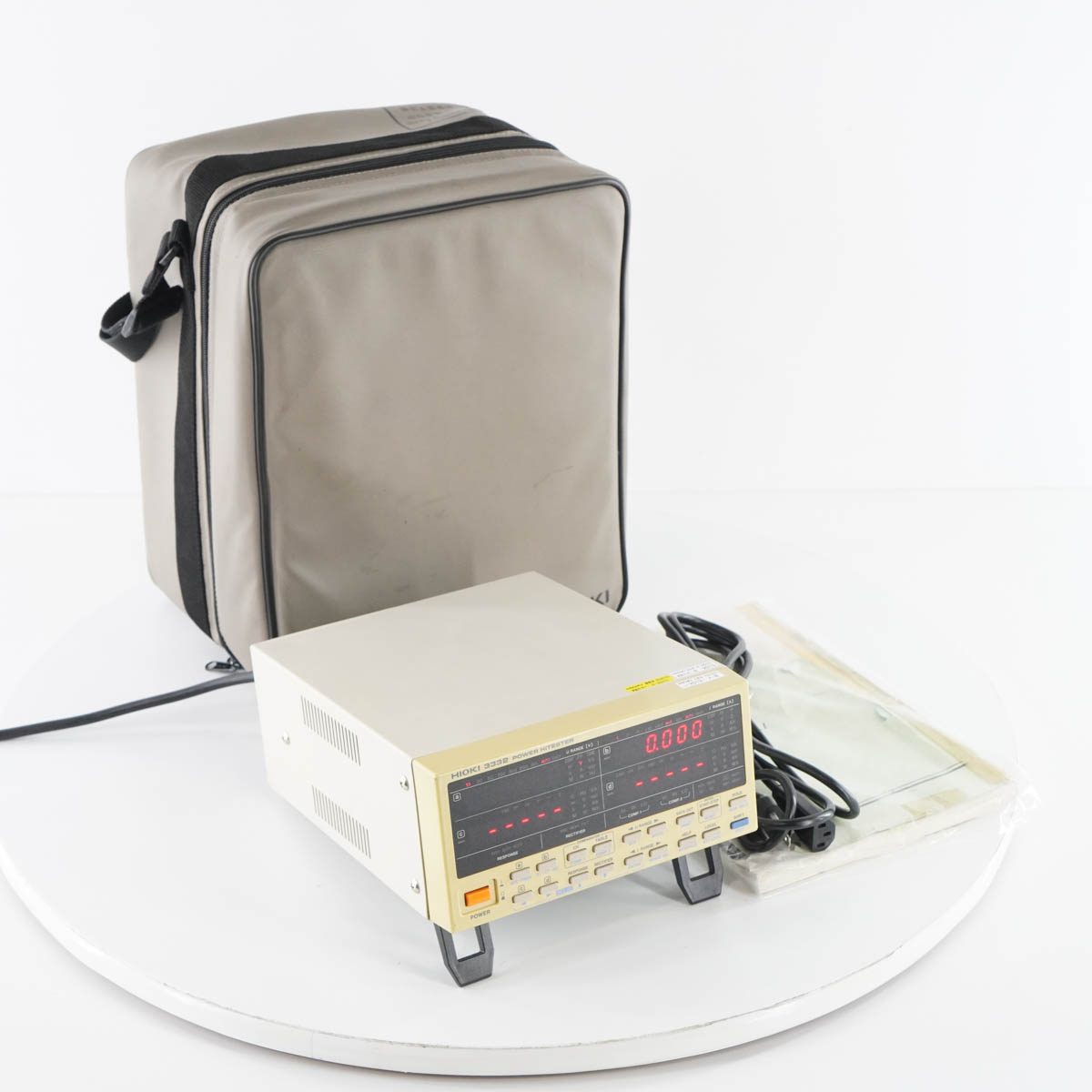【楽天市場】【中古】[DW]8日保証 HIOKI 3332 POWER HiTESTER パワーハイテスター 電源コード 取扱説明書 ...