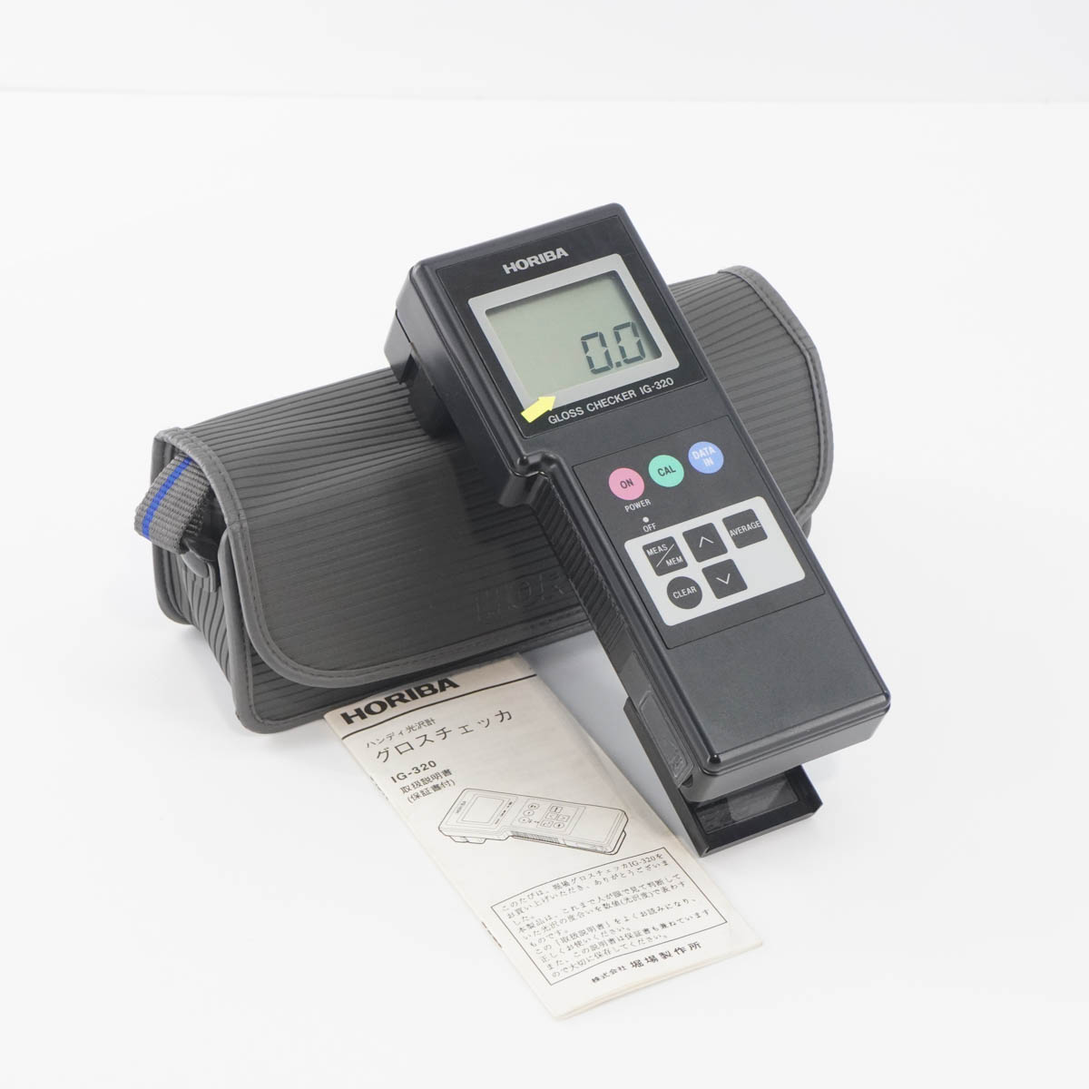 【楽天市場】【中古】[DW]8日保証 HORIBA IG-320 GLOSS CHECKER グロスチェッカー ハンディ光沢計 取扱説明書 ...
