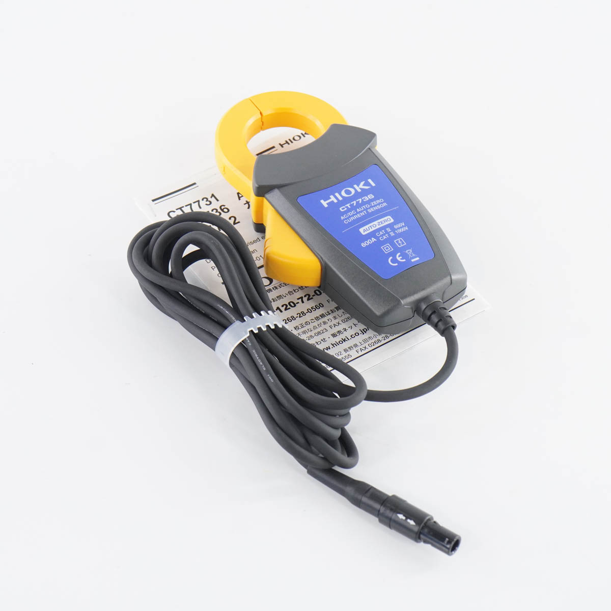 【楽天市場】【中古】[DW]8日保証 HIOKI CT7736 AC/DC AUTO-ZERO CURRENT SENSOR AC/DCオートゼロカレントセンサー カレントセンサー 取扱説明書 ...