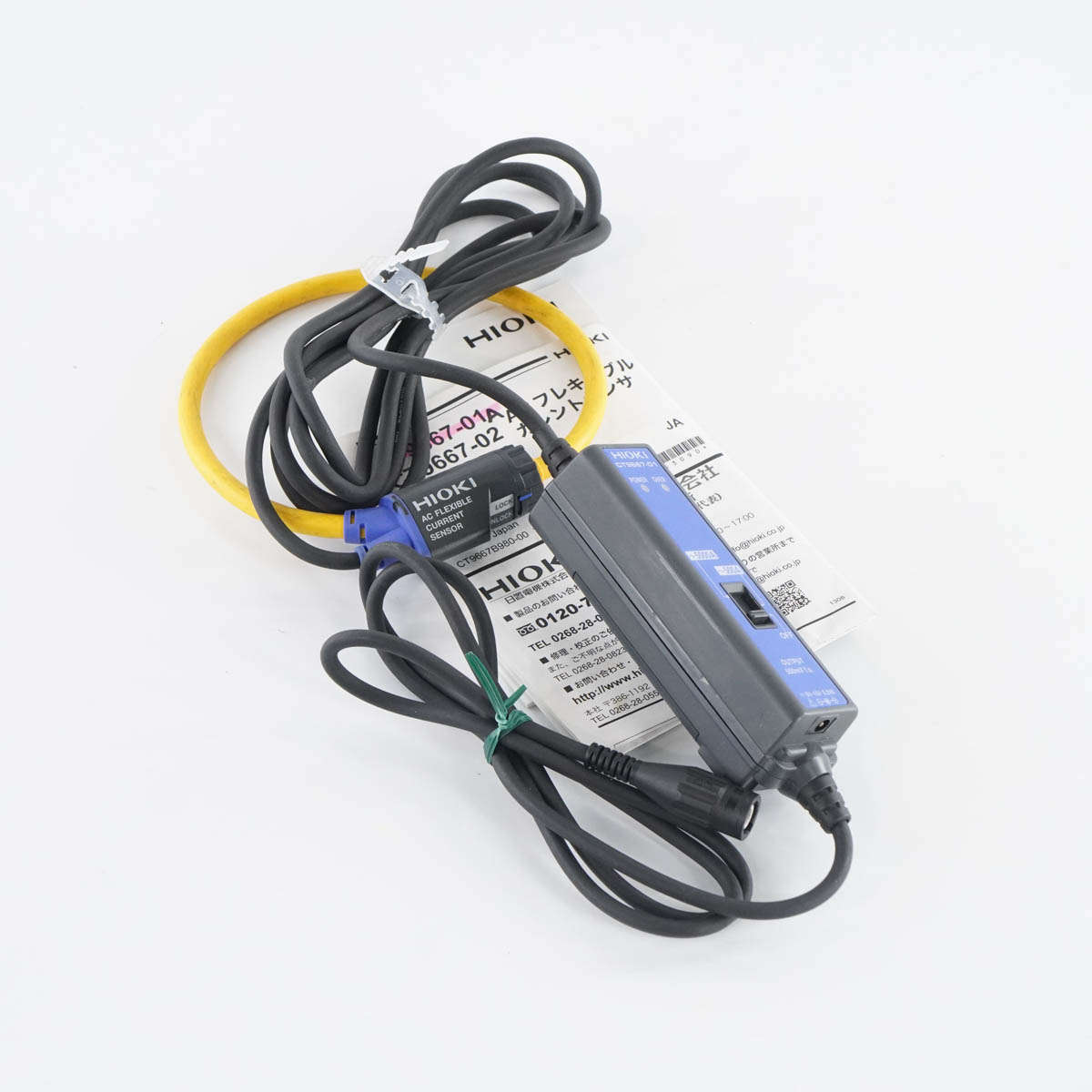 【楽天市場】【中古】[DW]8日保証 HIOKI CT9667-01 AC FLEXIBLE CURRENT SENSOR ACフレキシブル ...
