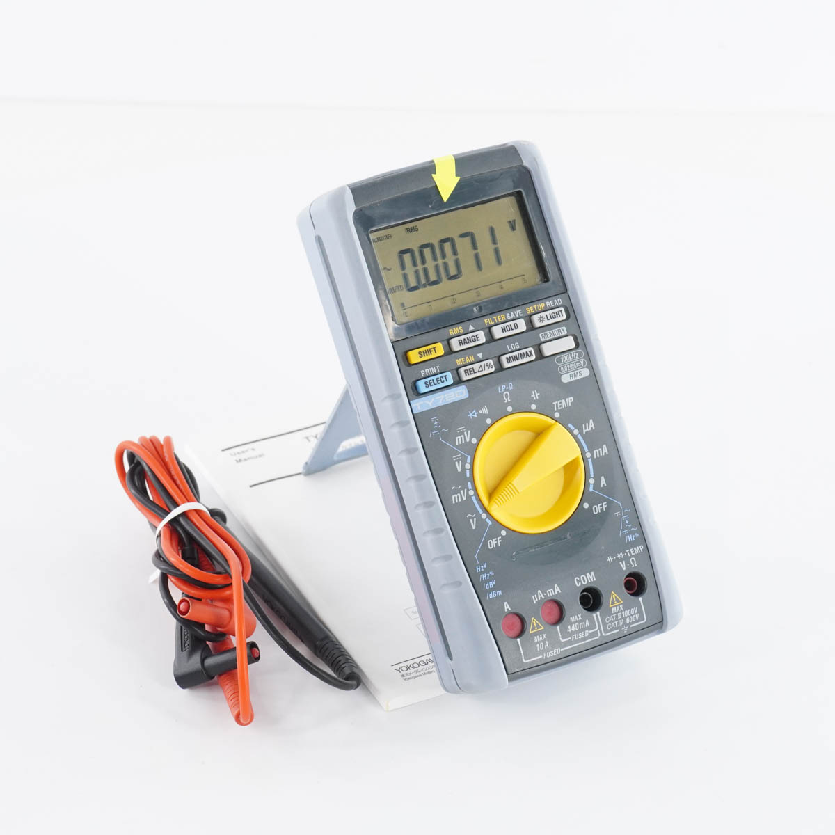 【楽天市場】【中古】[JB]現状販売 YOKOGAWA TY720 DIGITAL MULTIMETER デジタルマルチメーター 取扱説明書 ...