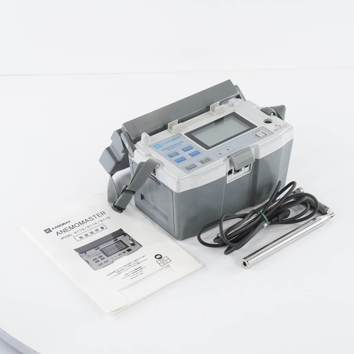 【楽天市場】【中古】[JB]現状販売 KANOMAX 6115 611シリーズ ANEMOMASTER アネモマスター 風速計 取扱説明書 ...