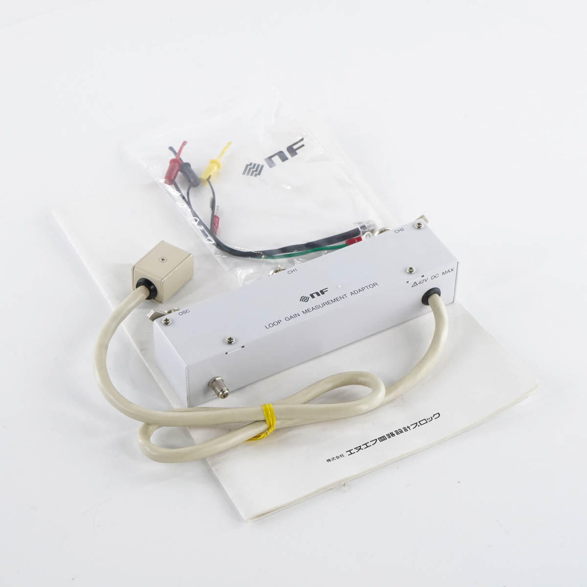 【楽天市場】【中古】[DW]8日保証 NF PA-001-0369 LOOP GAIN MEASUREMENT ADAPTOR ループゲイン測定アダプタ 取扱説明書 [05432-0174 ...