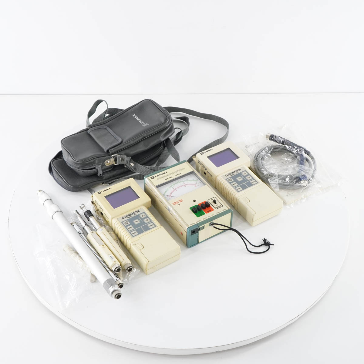 【楽天市場】【中古】[JB]現状販売 セット KANOMAX 6511 6151 CLIMOMASTER ANEMOMASTER 風速計 クリ ...