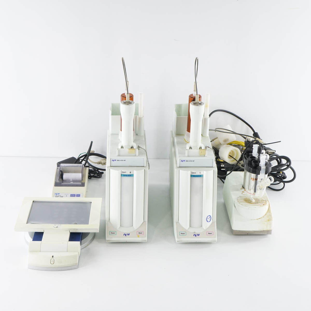 【楽天市場】【中古】[DW]8日保証 セット KEM MKA-610 APB-600 MCU-610 カールフィッシャー水分計 IDP-100 ...