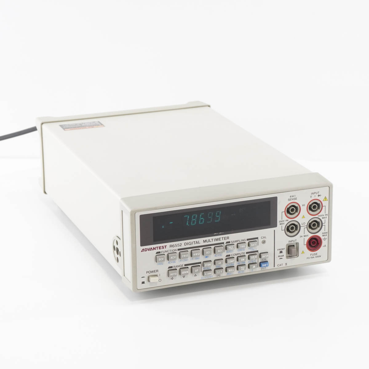 【楽天市場】【中古】[DW]8日保証 ADVANTEST R6552 DIGITAL MULTIMETER デジタルマルチメーター ...