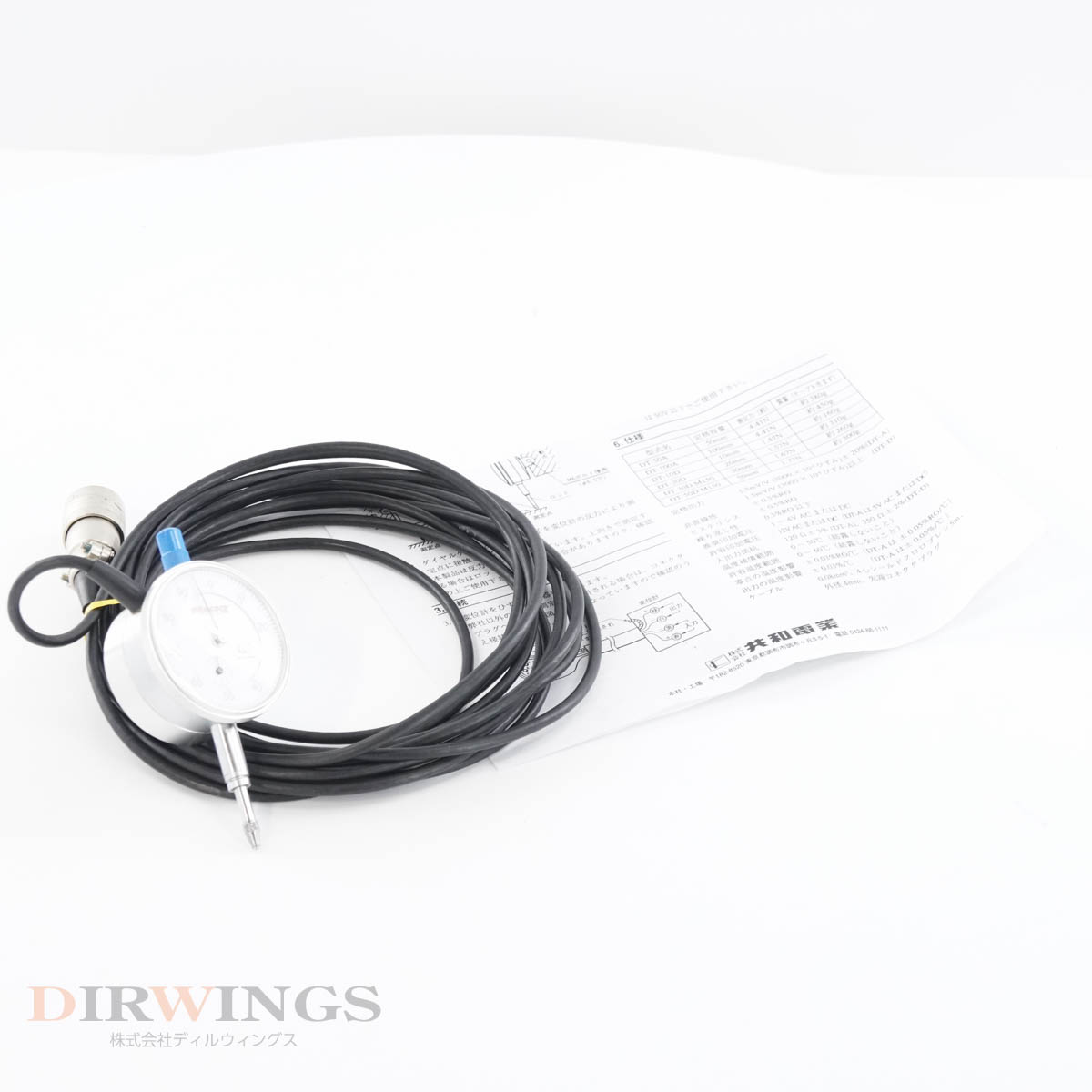 【楽天市場】【中古】[DW]8日保証 5台入荷 12/2022CAL KYOWA DT-10D DT-D ダイヤルゲージ型 変位変換器 10mm 取扱説明書 [05768-1310]：デンタショップ