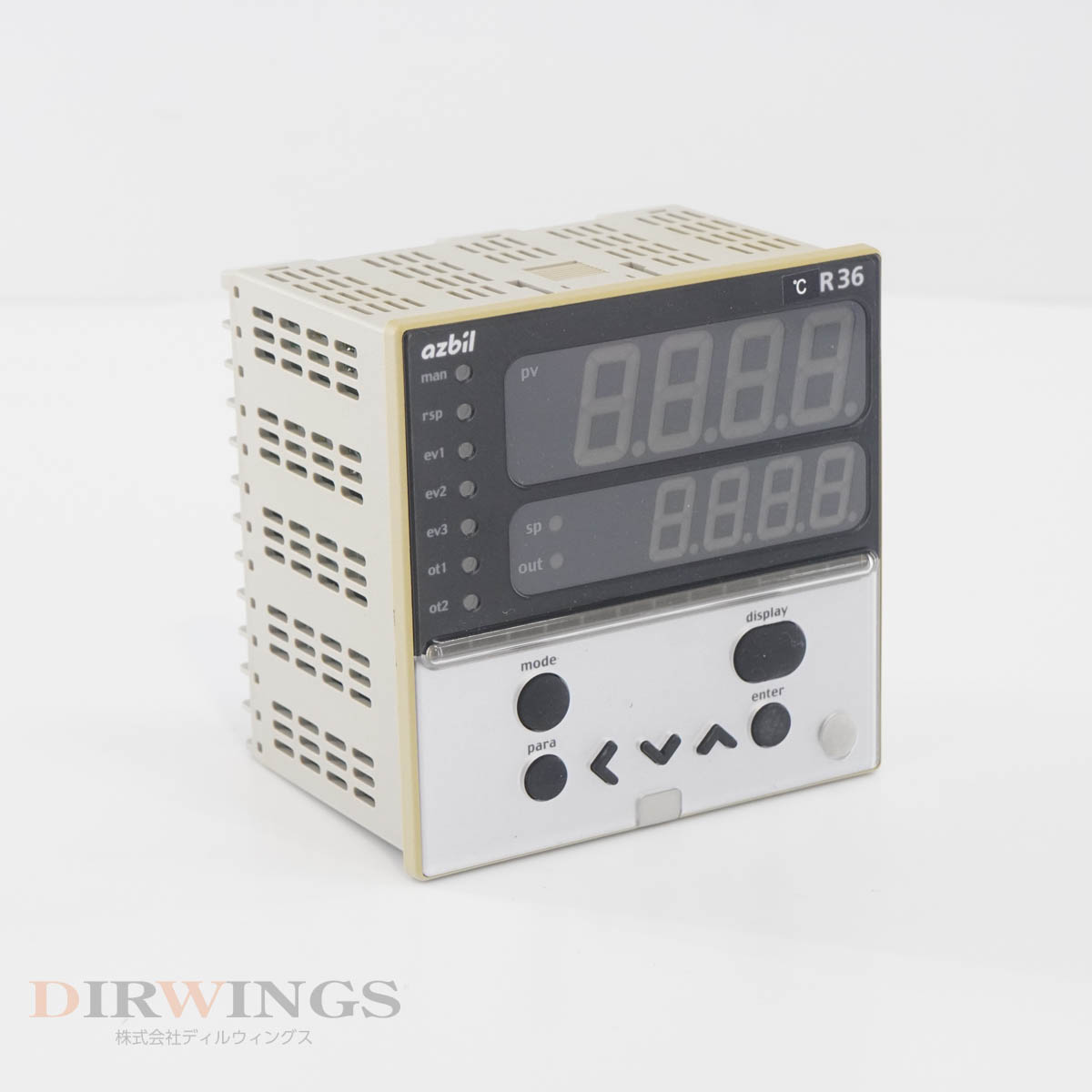 【楽天市場】【中古】[PG]8日保証 3台入荷 azbil R36TC0UA1100 R36 デジタル指示調節計 [06033-0025]：デンタショップ