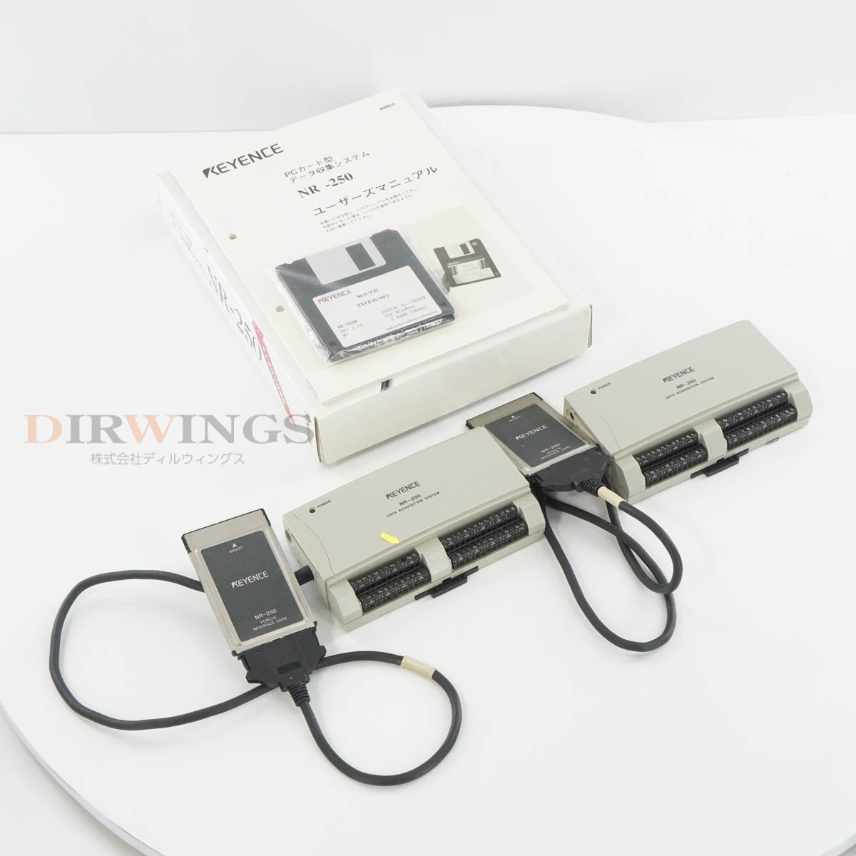 【楽天市場】【中古】[DW]8日保証 セット KEYENCE NR-250 DATA ACQUISITION SYSTEM データ収集システム ...