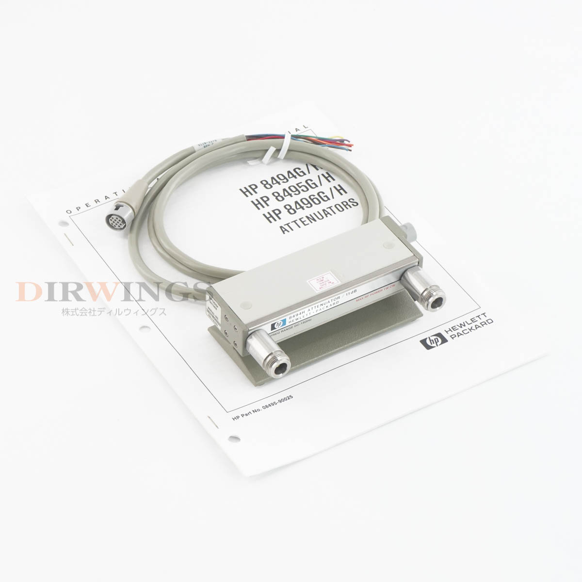 【楽天市場】【中古】[DW]8日保証 校正2026年3月まで有効 hp 8494H ATTENUATOR アッテネーター 減衰器 ケーブル付 ...