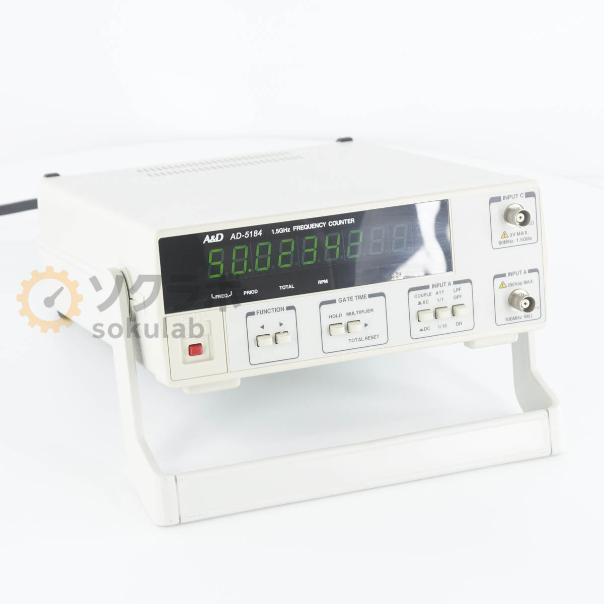 【楽天市場】【中古】[DW]8日保証 A＆D AD-5184 FREQUENCY COUNTER 周波数カウンター 1.5GHz [07039 ...