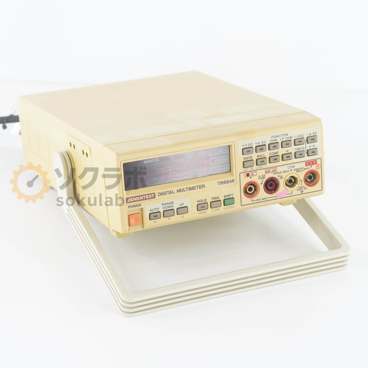 【楽天市場】【中古】[DW]8日保証 ADVANTEST TR6846 DMM DIGITAL MULTIMETER デジタルマルチメーター ...