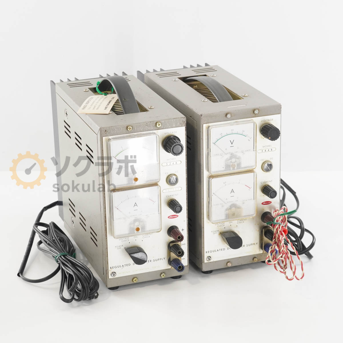 【楽天市場】【中古】[JB]保証なし セット METRONIX 524B 544B REGULATED DC POWER SUPPLY 直流 ...