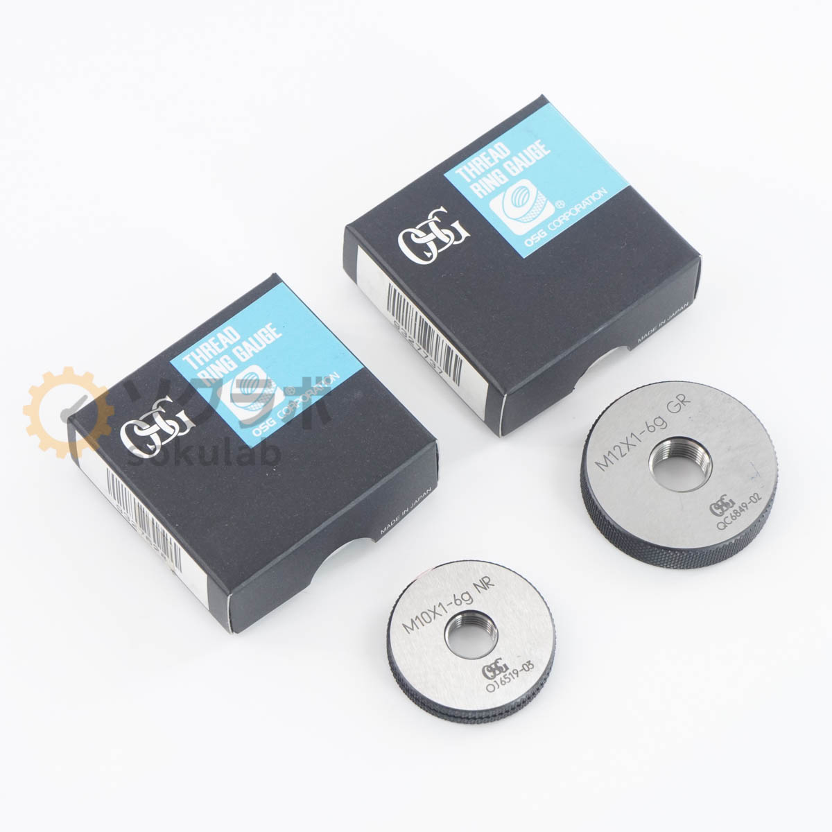 【楽天市場】【中古】[DW]8日保証 セット OSG M10X1-6g NR M12X1-6g GR THREAD RING GAUGE ねじ ...