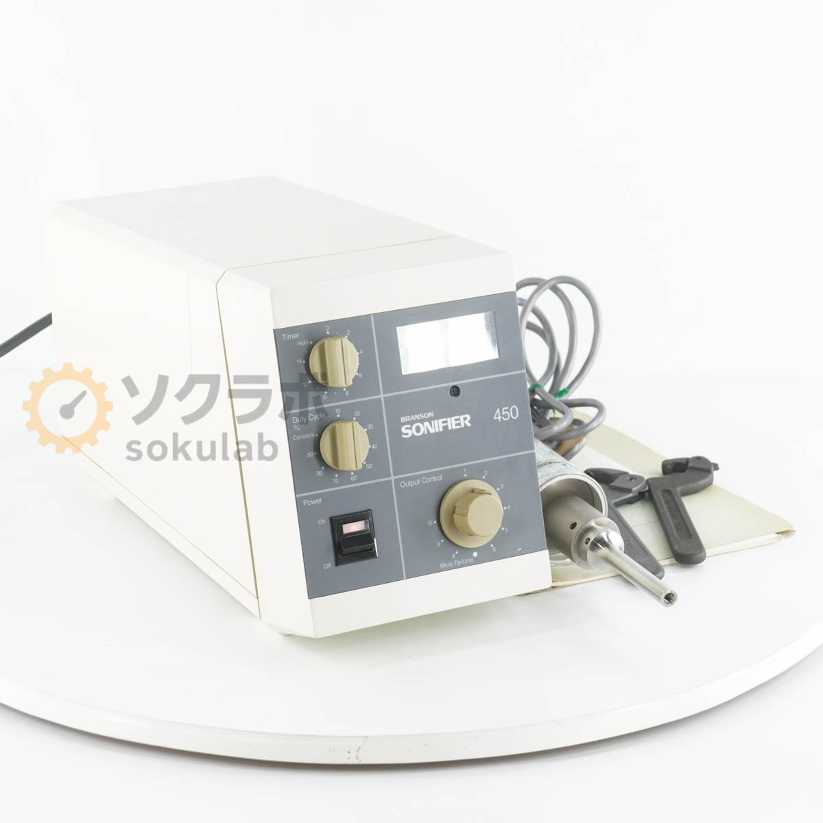 【楽天市場】【中古】[DW]8日保証 BRANSON SONIFIER 450 Ultrasonic Homogenizer 超音波 ...