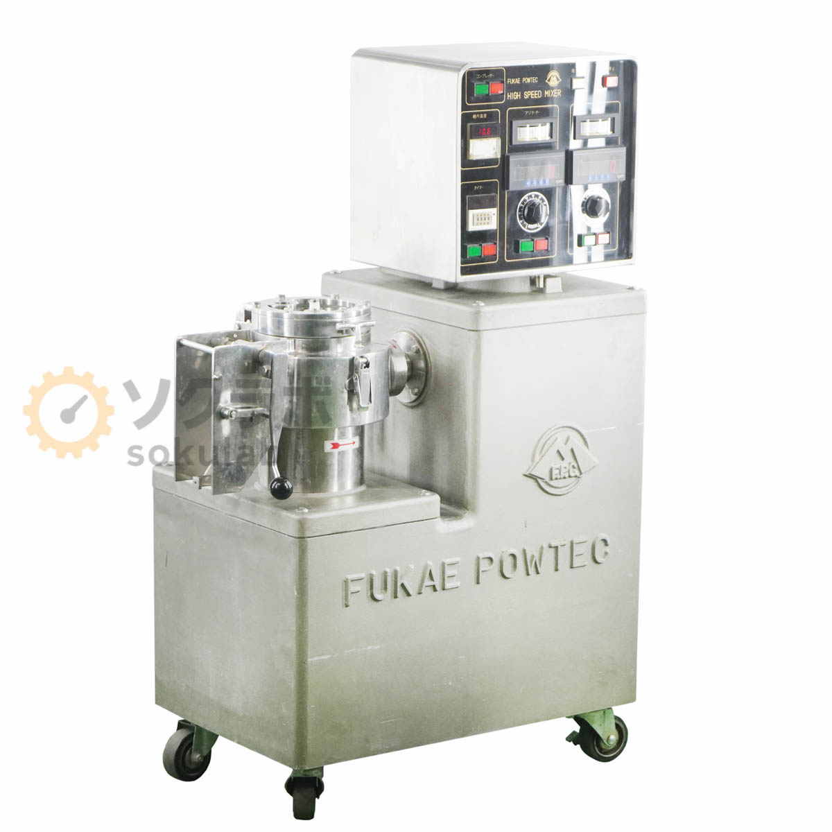 【楽天市場】【中古】[DW]8日保証 回転確認済 FUKAE POWTEC FM3C/I-X型 F.P.C HIGH SPEED MIXER ...