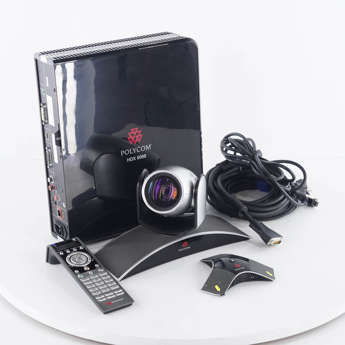 【楽天市場】【中古】[PG]8日保証 18セット入荷 POLYCOM HDX 6000 HD NYSC テレビ会議システム MPTZ-9 ...