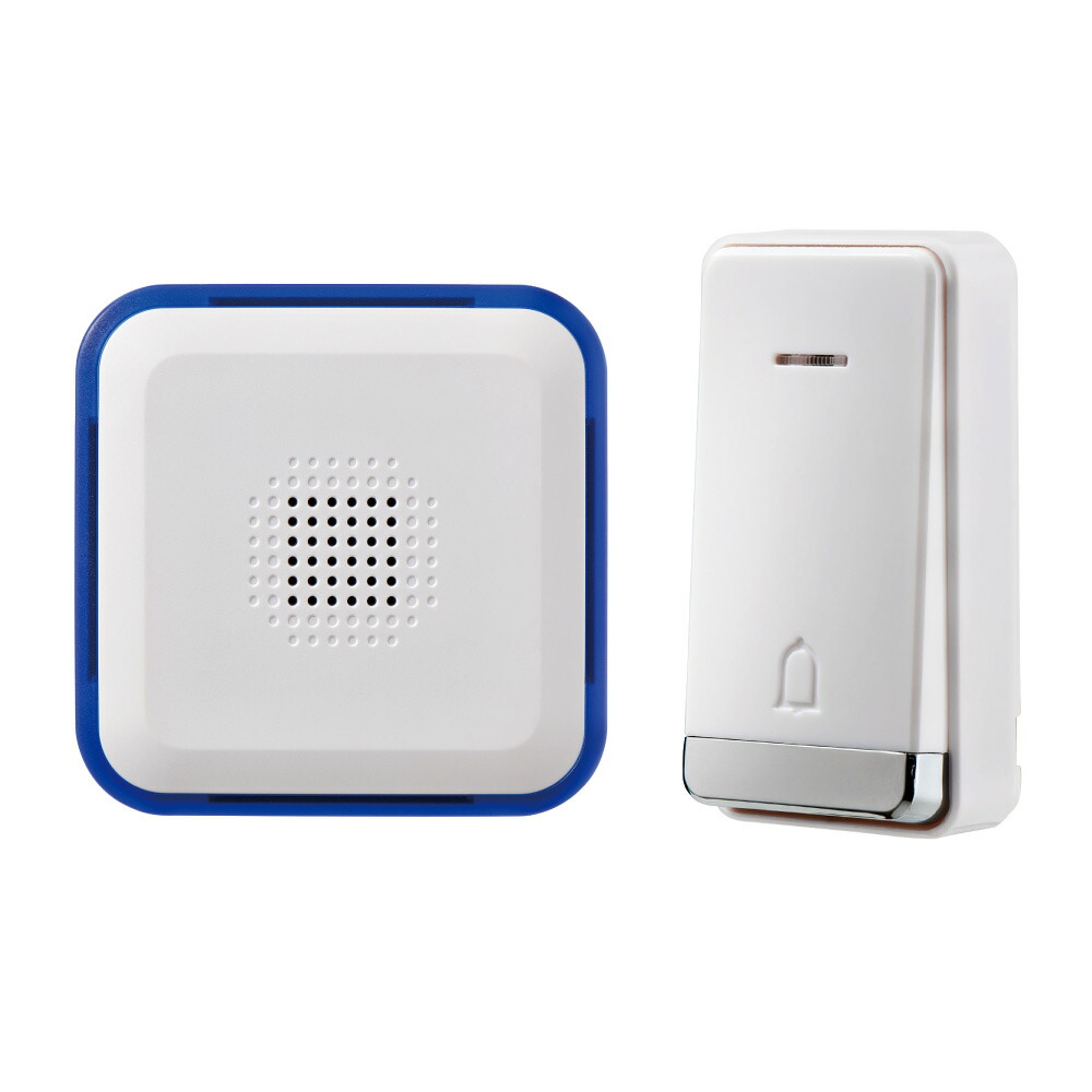 【楽天市場】エルパ 電池がいらない かんたんチャイム 防雨ボタン セット WC-S8090AC：でんきのパラダイス 電天堂