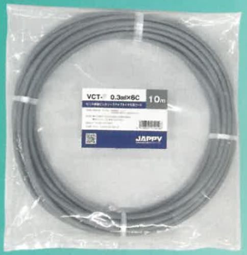 【楽天市場】VCT-F 1.25SQX 2C 10M JP JAPPYミニ定尺電線 VCT-F ビニル絶縁キャブタイヤ丸形コード JAPPY(因幡電機)：電材部品 楽天市場店