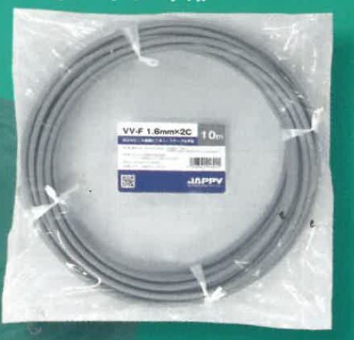 【楽天市場】JAPPY(因幡電機):JAPPYミニ定尺電線 VVF 600Vビニル絶縁シースケーブル平形 型式:VV-F 2.0MMX2C 20M JP：電材部品 楽天市場店