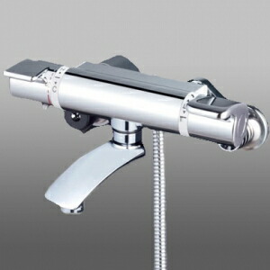 【楽天市場】KVK サーモスタット式シャワー ワンストップシャワーヘッド付 洗い場専用水栓 《KF890フルメタルシリーズ》 KF890S2：電材堂