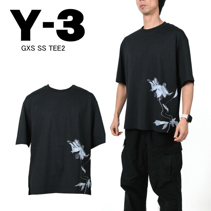 【楽天市場】Y3 ワイスリー GXS SS TEE 2 グラフィック ショートスリーブティーツー IN4349 ユニセックス Tシャツ 半袖 ...