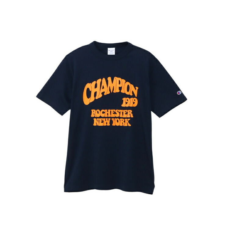 【楽天市場】CHAMPION チャンピオン SHORT SLEEVE T-SHIRT ネイビー XL C3-B342 370 | ファッション メンズファッション レディース ユニセックス T ...