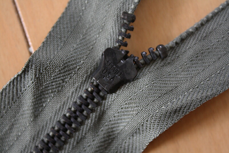 【楽天市場】Vintage CONMAR Zipperコンマー ジッパー ＃5 Black Green 21cm：DESK DEPOT ...