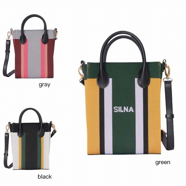 【楽天市場】SILNA minacoloニット2wayカラーブロック ショルダーミニトートバッグ【トートバッグ】【ショルダーバッグ】：Listyc