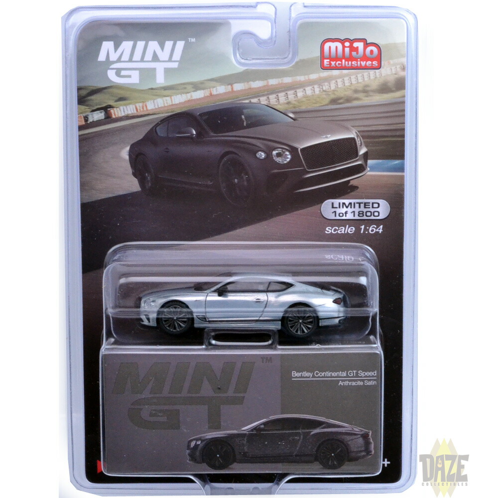 【楽天市場】MINI-GT MiJo TOYS - BENTLEY CONTINENTAL GT SPEED (ANTHRACITE ...