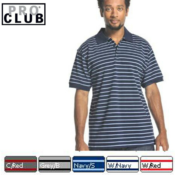 【楽天市場】PRO CLUB (プロクラブ) 【全5色】【S～XL】[2XL～5XLもあります] PROCLUB POLO SHIRT ...