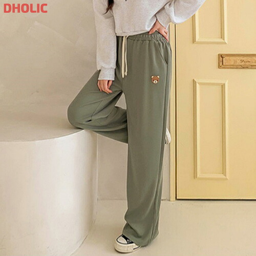 【楽天市場】pt レディース 韓国ファッション ボトムス パンツ ロングパンツ ワイドパンツ ウエストゴム ストリング 美脚 楽ちん プチプラ ...